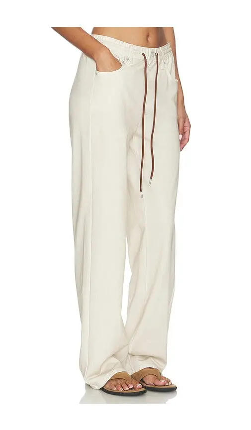 Rag & Bone Miramar Terry Drawcord Wide Leg Pant