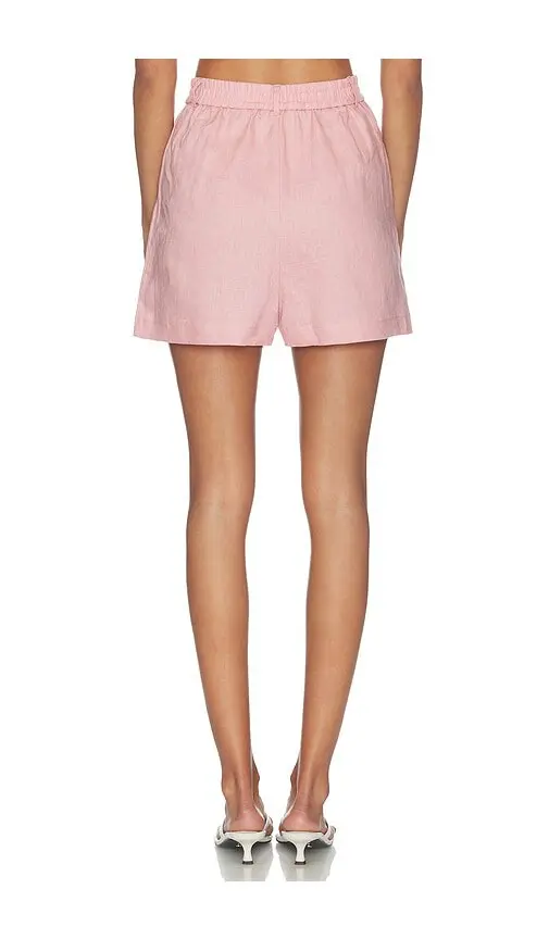 Yumi Kim Linen Pleated Shorts