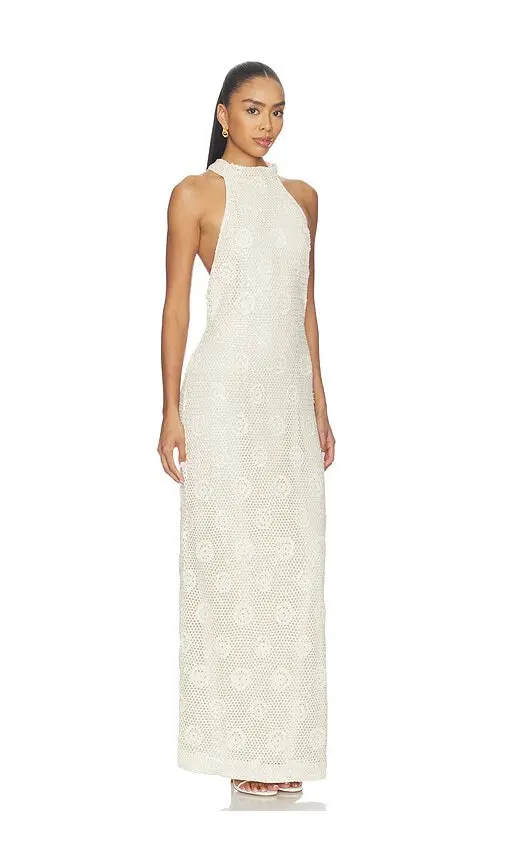 OW Collette Maxi Dress In Beige