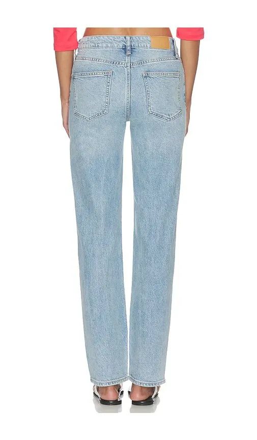 PISTOLA Aleks High Rise Straight Long Jeans