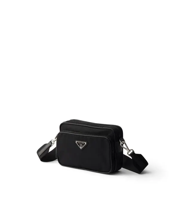 Prada Re-nylon And Saffiano Leather Shoulder Bag