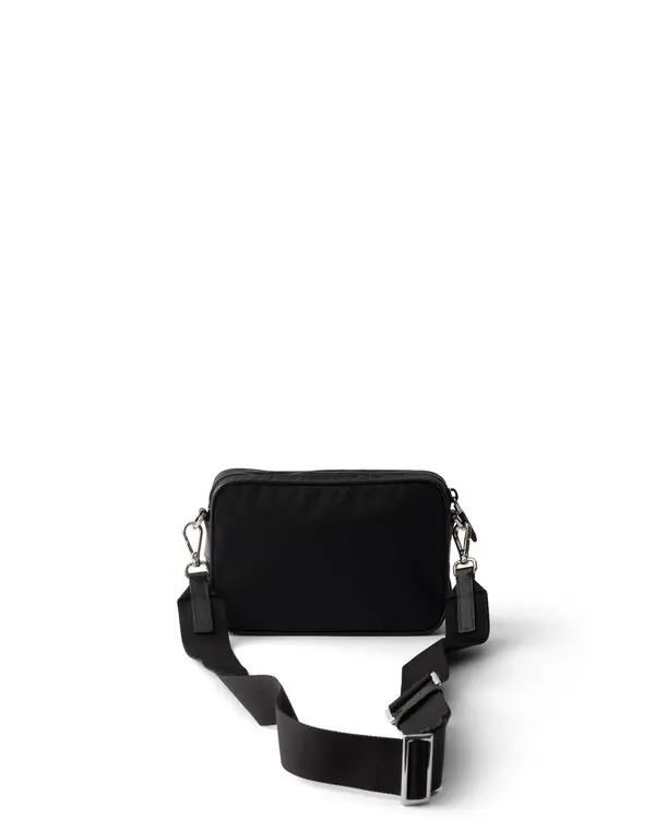 Prada Re-nylon And Saffiano Leather Shoulder Bag