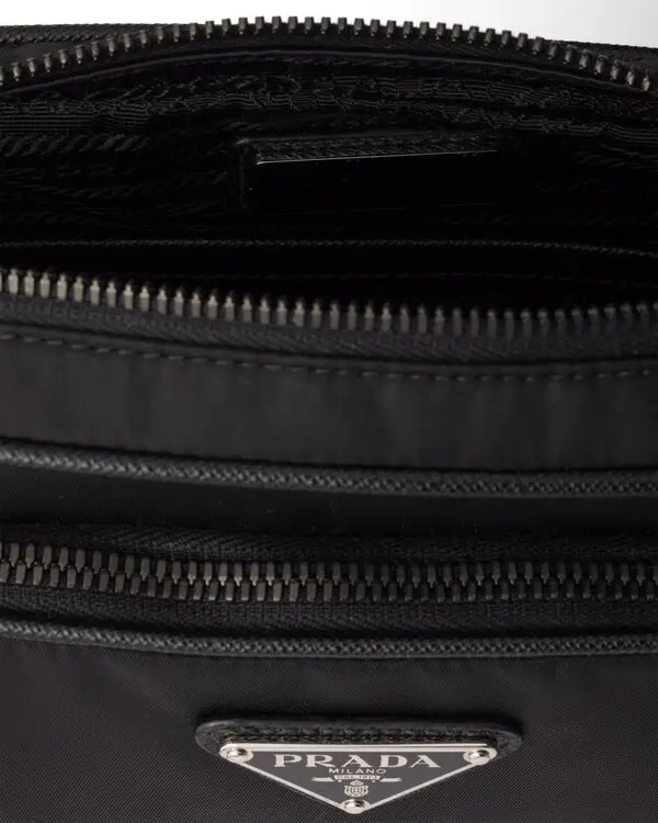 Prada Re-nylon And Saffiano Leather Shoulder Bag