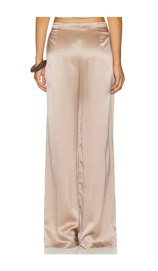 Sablyn Silk Gemma Pull On Straight Leg Pant - Beige