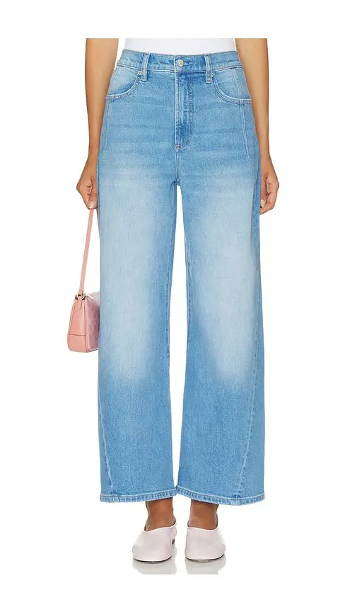 PISTOLA Kyra High Rise Bowed Ankle Jeans - Blue