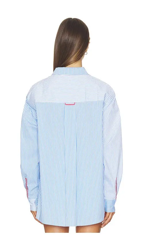 Solid & Striped The Avril Button Down Shirt - Blue