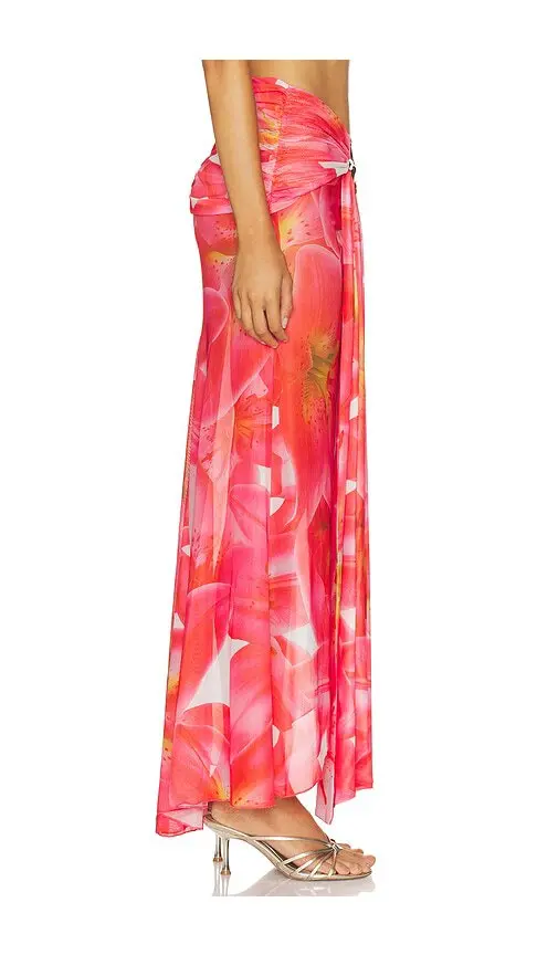 Superdown Maxi Skirt With Starfish Embellishment
