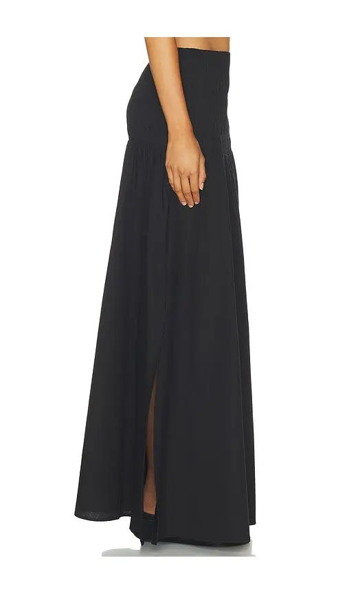 Closed Gathered Maxi Skirt