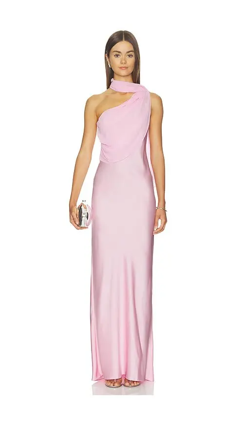 Amanda Uprichard Myra Dress - Pink