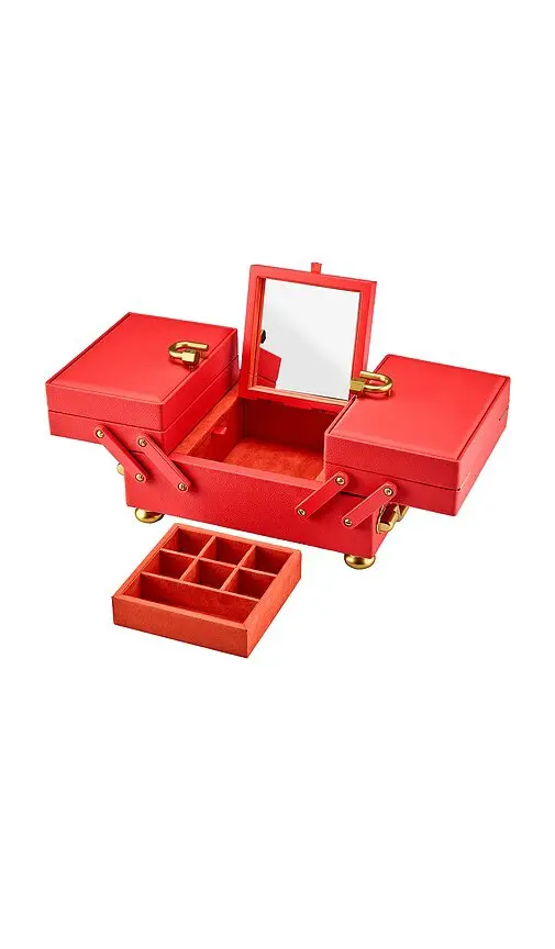 Wolf X Marla Aaron Baby Everything Jewelry Box - Red