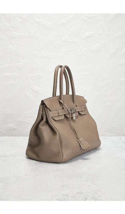 FWRD RENEW Hermes Togo Birkin 30 Handbag - Brown