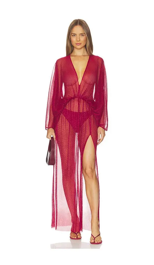 L'IDEE Capri Robe In . Also - Red