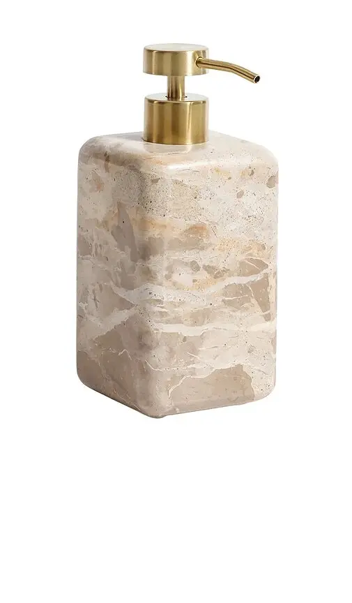 The Favorites Marble Soap And Lotion Dispenser - Cream