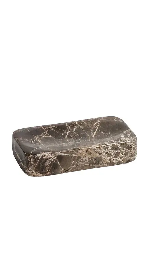 The Favorites Marble Soap Bar Holder - Brown