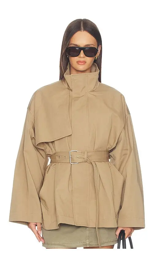 FRAME The Short Field Trench - Tan