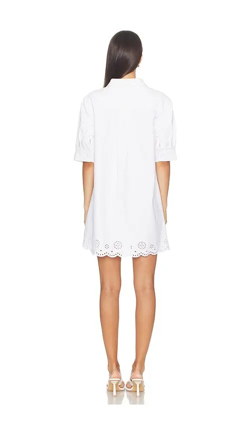 FRAME Eyelet Play Dress