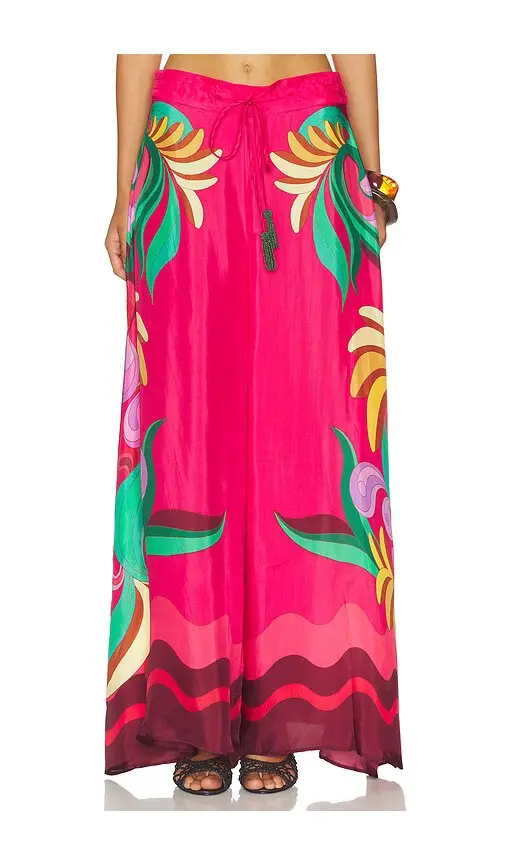 Farm Rio Printed Flowy Pants