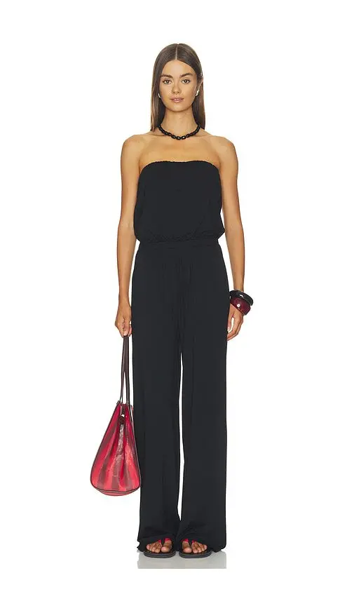 FAVORITE DAUGHTER The Jump Start Jumpsuit - Black
