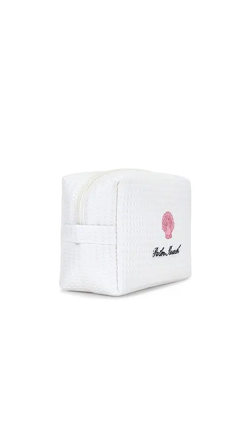 ABBODE Palm Beach Waffle Pouch - White