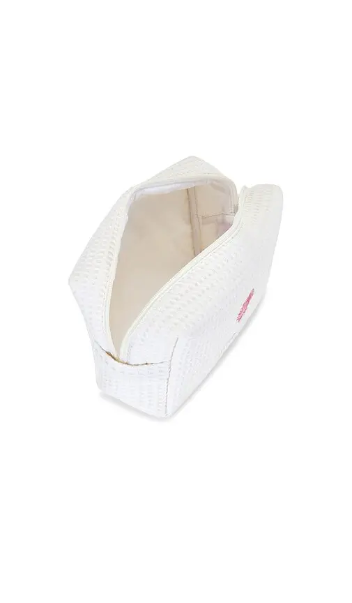 ABBODE Palm Beach Waffle Pouch - White