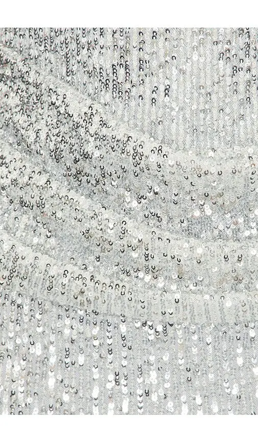 NOOKIE Dante Sequin Embellished Maxi Dress - Grey