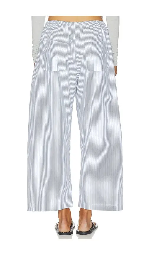 LESET Yoshi Stripe Crop Drawstring Pant