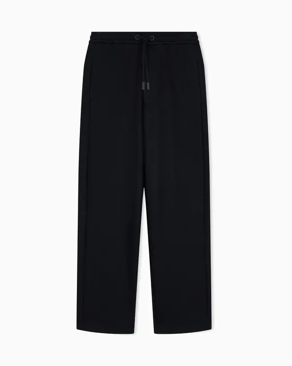 Giorgio Armani Trouser Regular Fit In Modal And Cotton Double Jersey