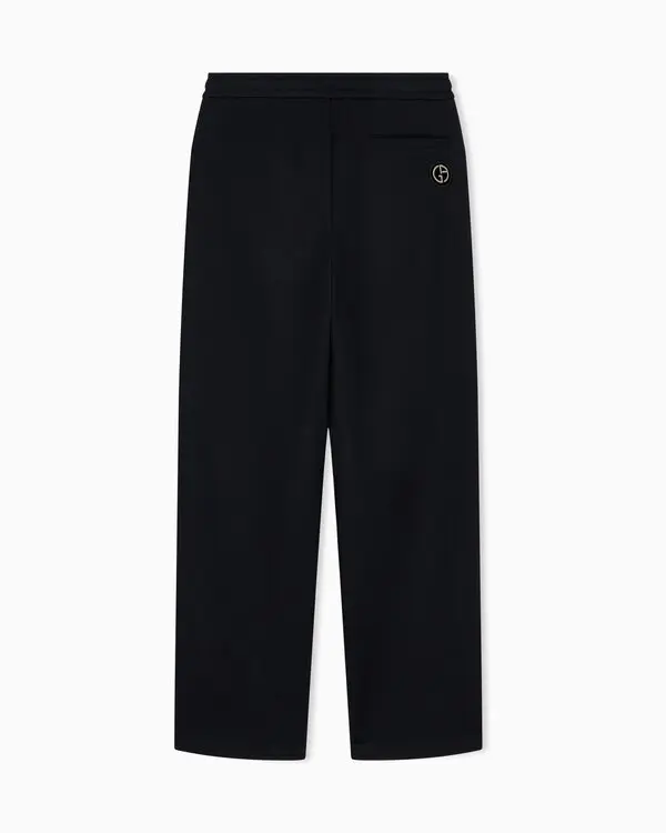 Giorgio Armani Trouser Regular Fit In Modal And Cotton Double Jersey
