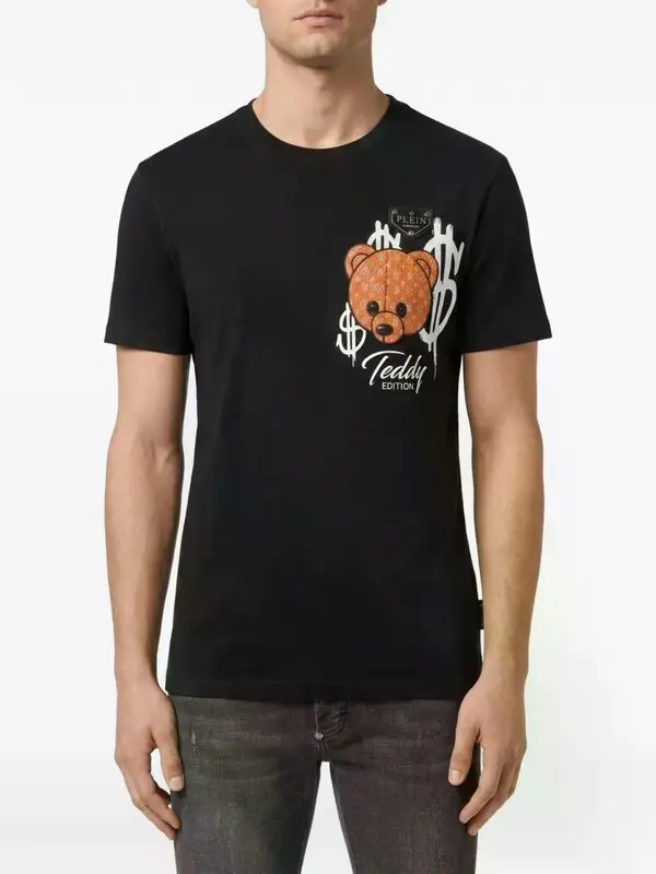 Philipp Plein Jersey T-shirt Teddy Crest