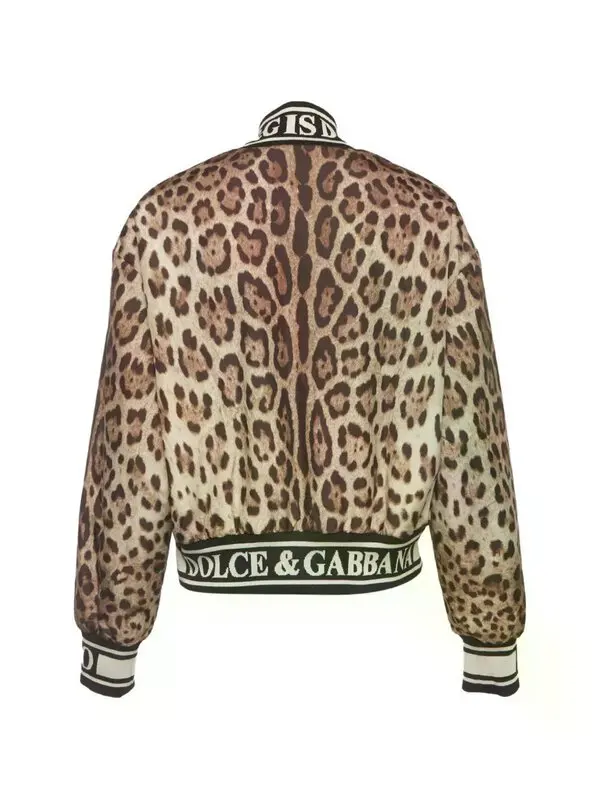 Dolce & Gabbana Leopard-print Bomber Jacket