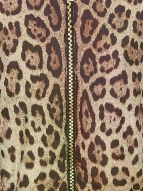 Dolce & Gabbana Leopard-print Bomber Jacket