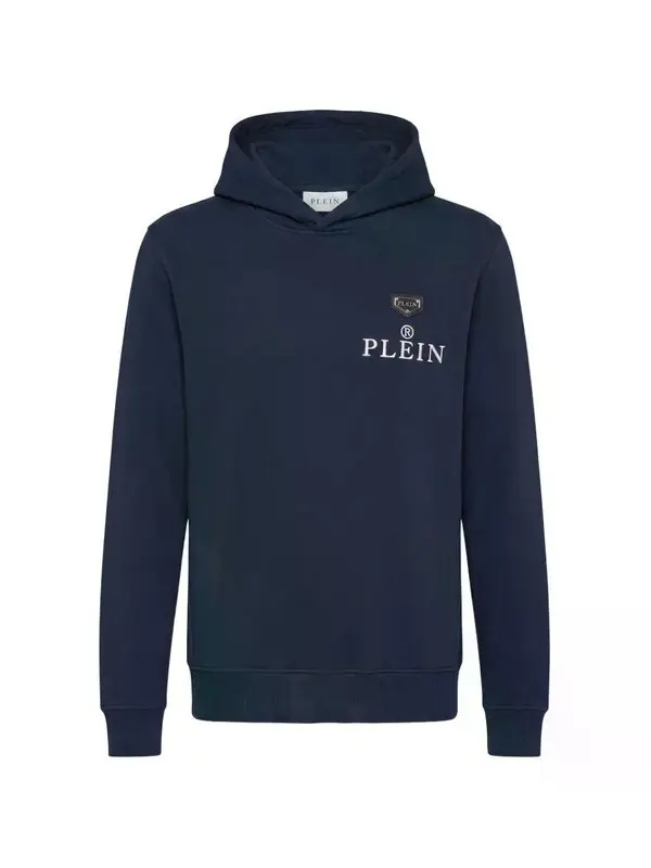Philipp Plein Logo Plaque Hoodie