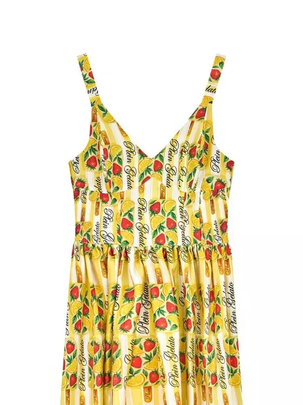 Philipp Plein Long Dress - Yellow