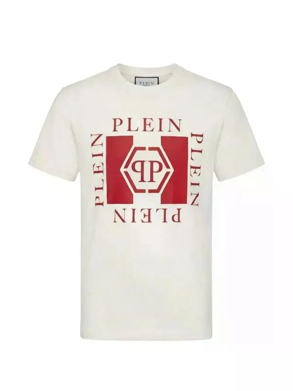 Philipp Plein Jersey T-shirt Plein Pp - Neutrals