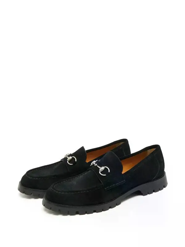Gucci Horsebit Suede Loafers