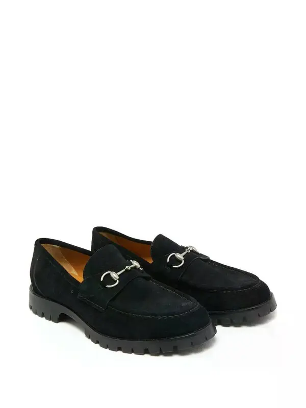 Gucci Horsebit Suede Loafers