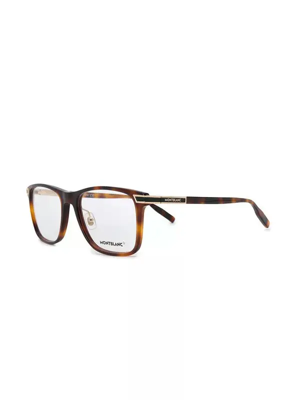 Montblanc Square Frame Eyeglasses - Brown
