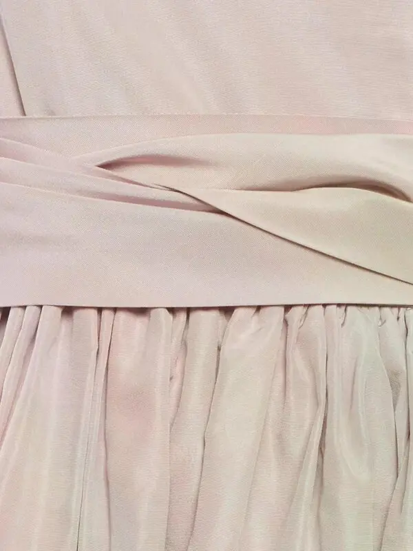 Prada One-shoulder Mini Dress With Bow Detail