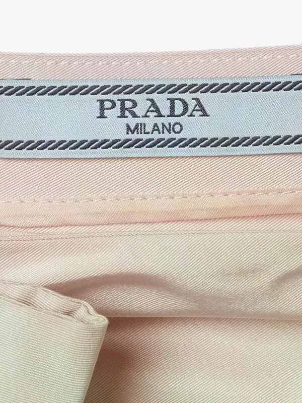 Prada One-shoulder Mini Dress With Bow Detail