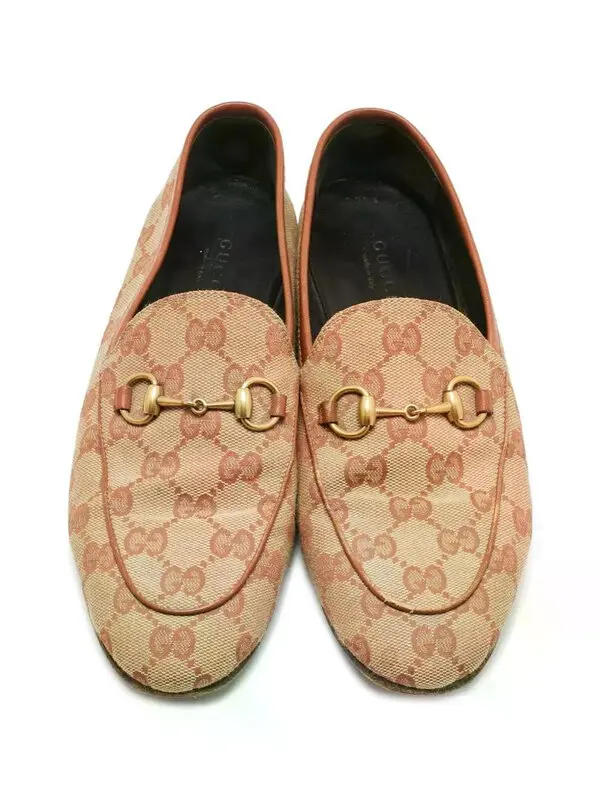 Gucci Jordaan Horsebit Loafers - Neutrals