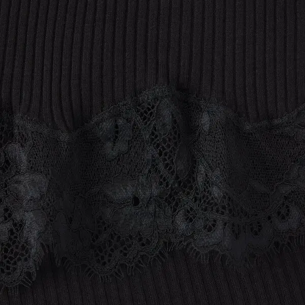 SKIMS Lace Trim Mini Skirt