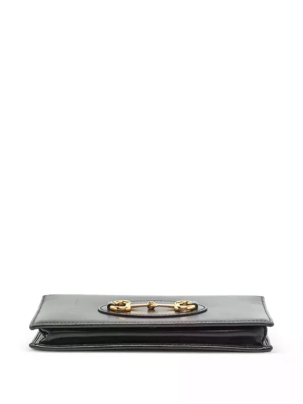Gucci Horsebit Wallet On Chain - Black