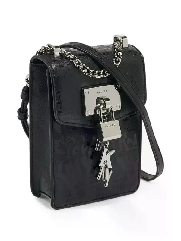 Dkny Elissa Padlock-charm Leather Crossbody Bag