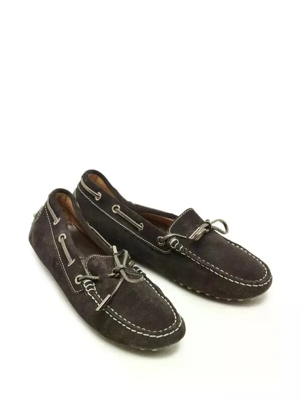 TOD'S Round-toe Suede Loafers