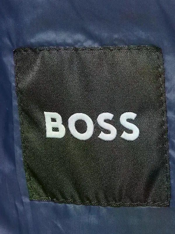 BOSS Logo-print Padded Hooded Jacket