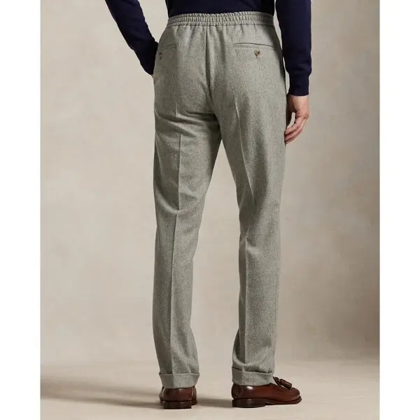 Ralph Lauren Pleated Wool Flannel Trouser