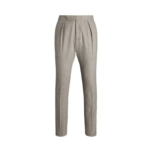 Ralph Lauren Pleated Wool Flannel Trouser