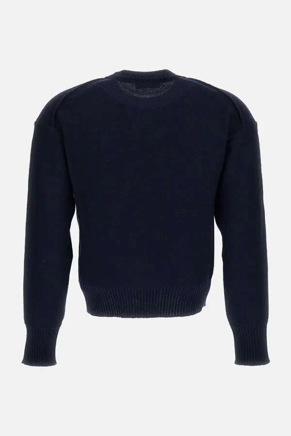 Erdem Floral Jacquard Merino Wool Cropped Sweater