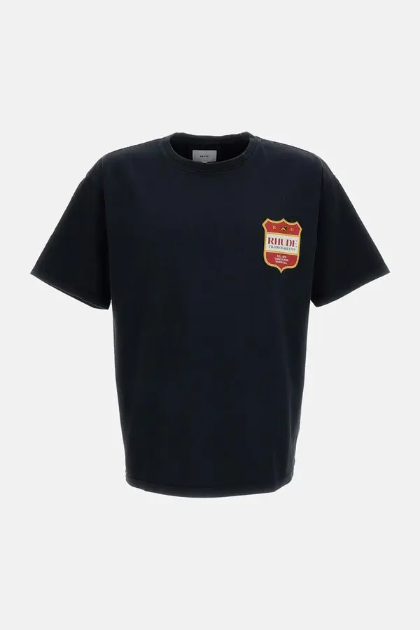 Rhude Maglietta Filtaro Crest - Nero