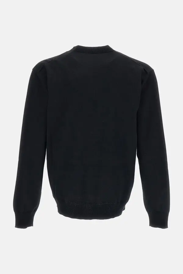 Givenchy Crew Neck Sweater With Embellishments - Nero
